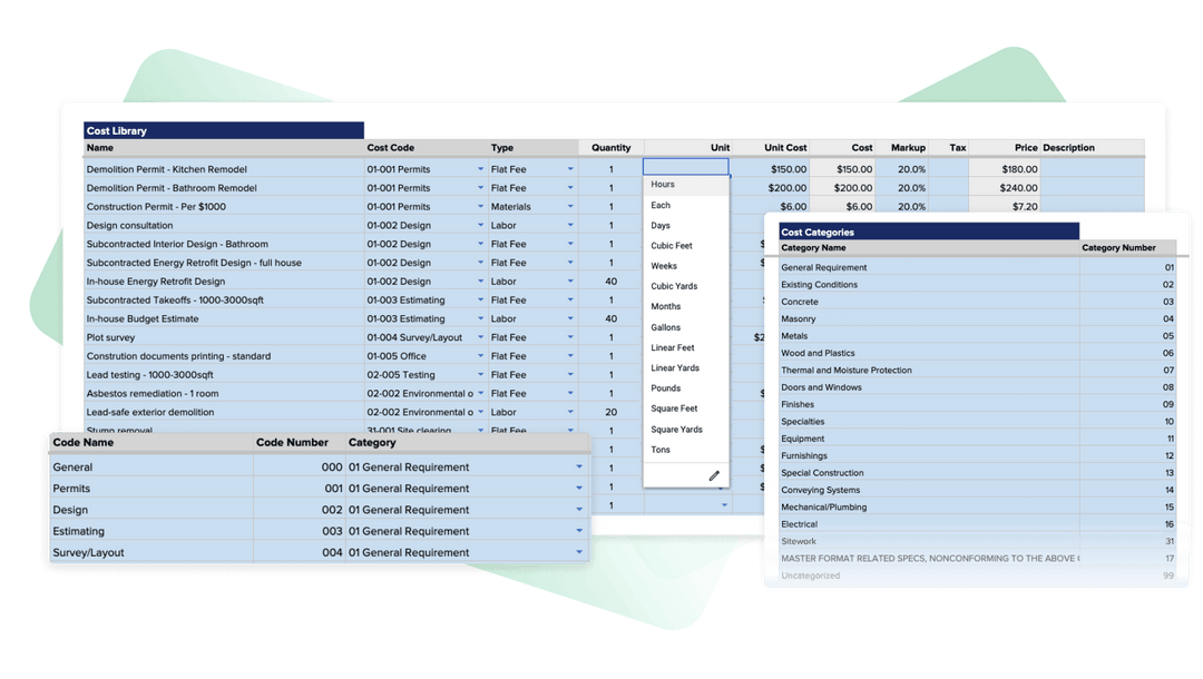 Construction Job Cost Tracking Template | BuildBook